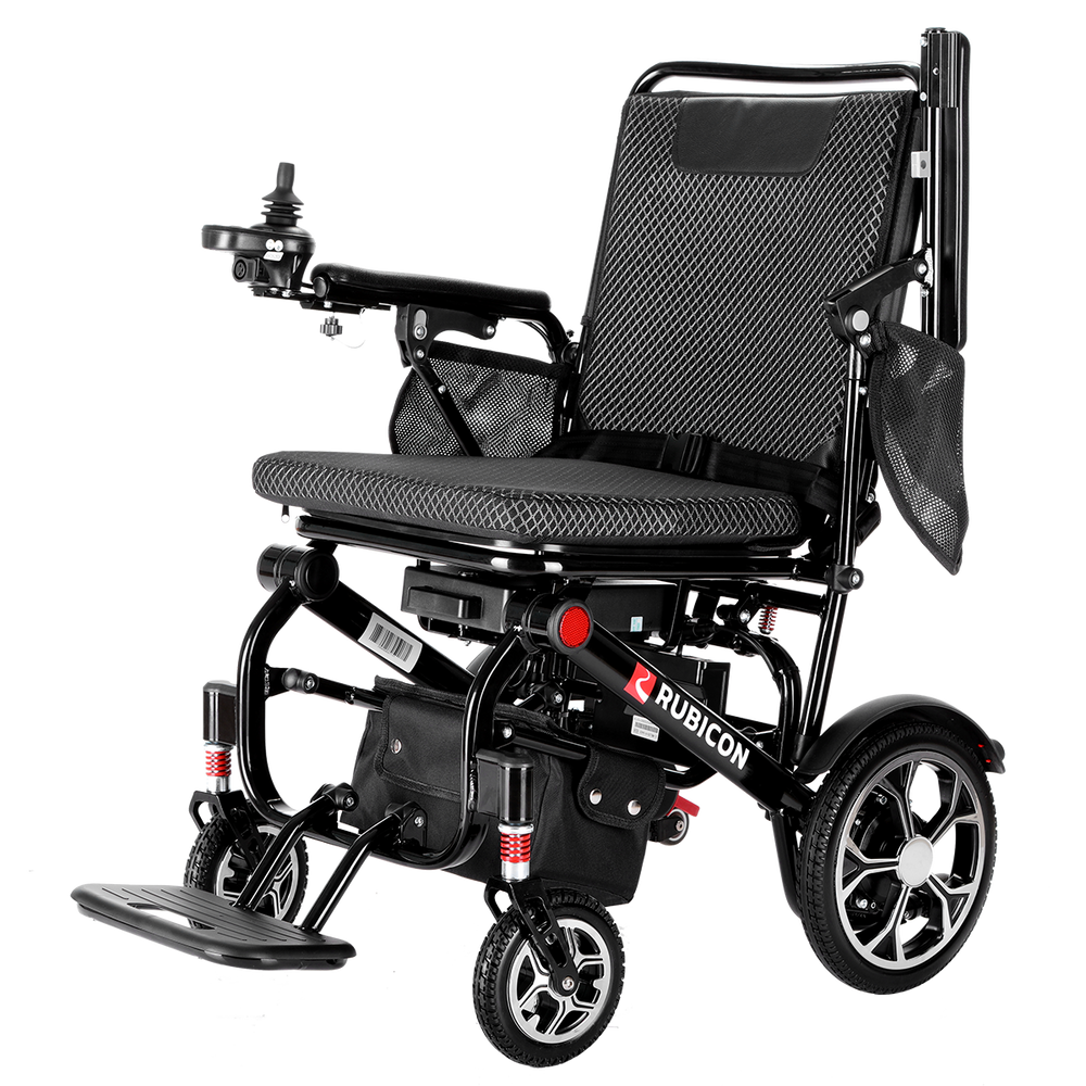 Rubicon DX07 - Lightweight Foldable Electric Wheelchair: Compact ...