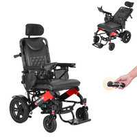 Rubicon DX11 - Reclining Electric Wheelchair with Adjustable Headrest ...